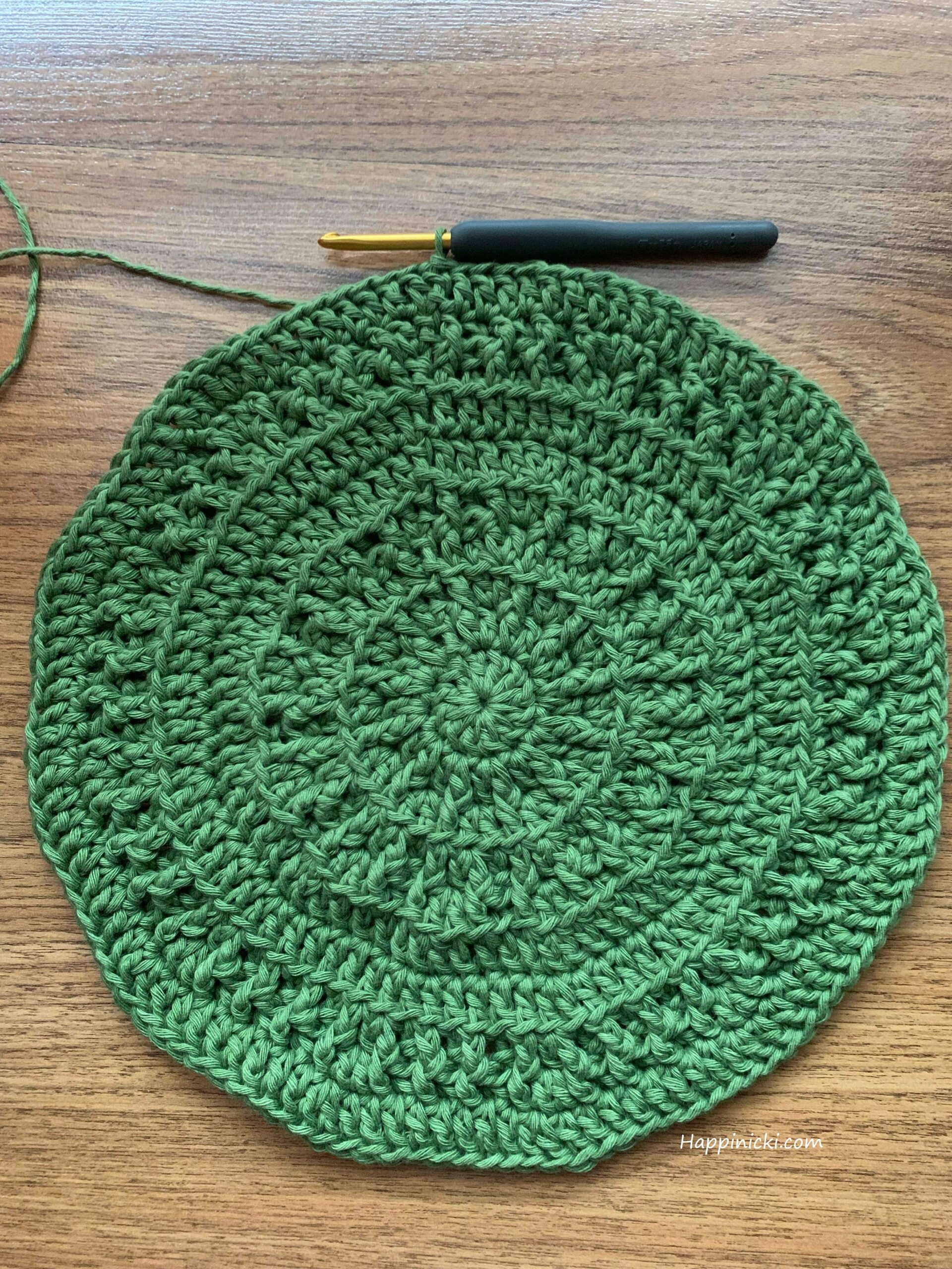 Foldable Crochet Market Bag Free Pattern - Happinicki